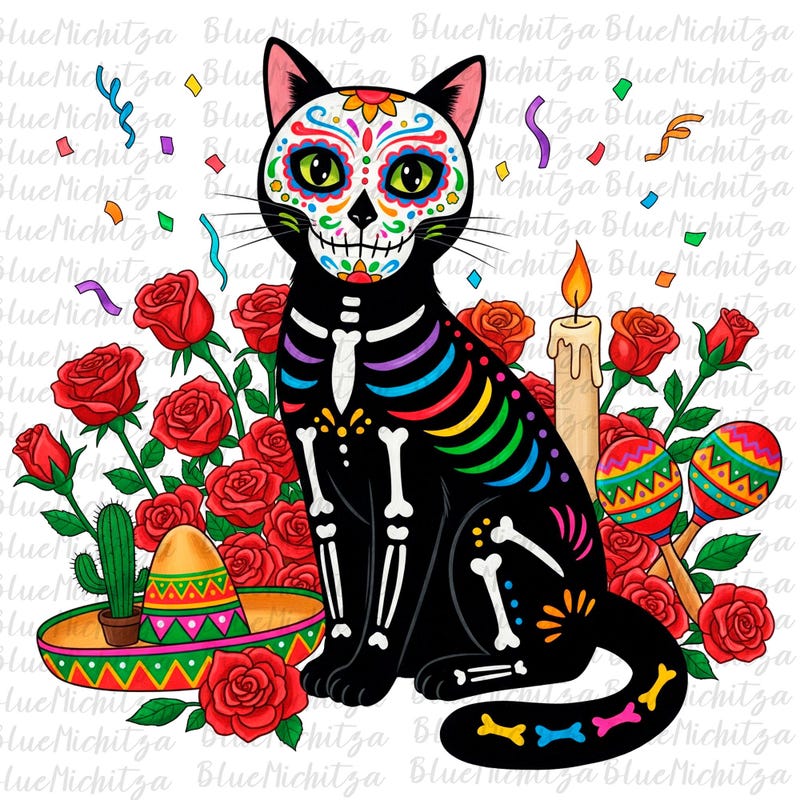 Mexican Sugar Cat - Etsy