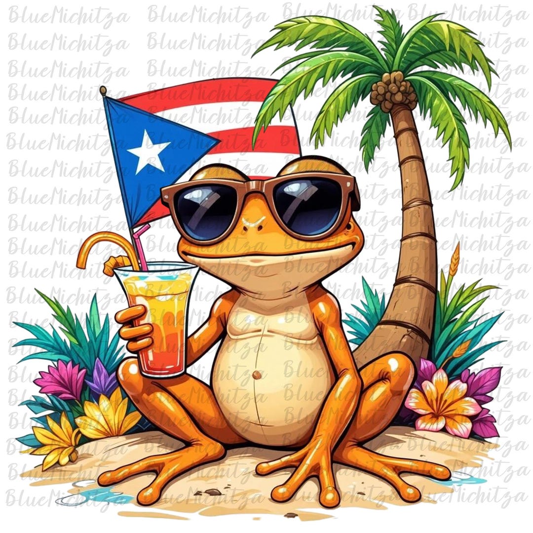 Coqui Frog Puerto Rico Designs Tshirt Sublimation Trendy Puerto Rico ...