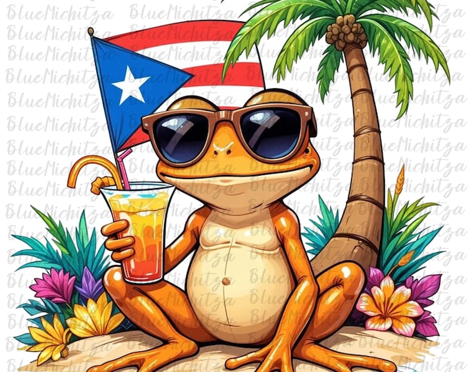 Coqui Frog Puerto Rico Designs Tshirt Sublimation Trendy Puerto Rico ...