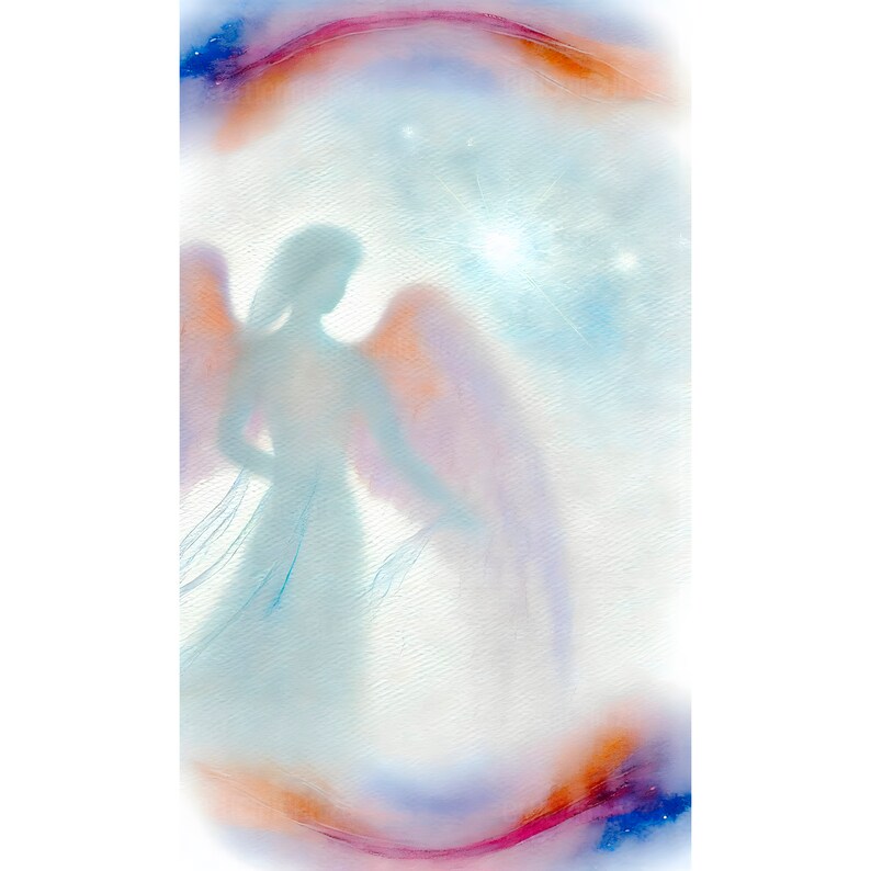 Archangel Barachiel, Art Print – Ethereal Spiritual Decor for Home ...