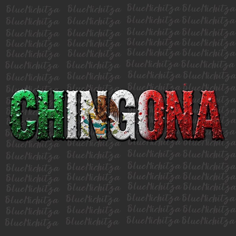 Chingona 3d Realistic Digital Download Png, Mexican Png, Latina Png ...