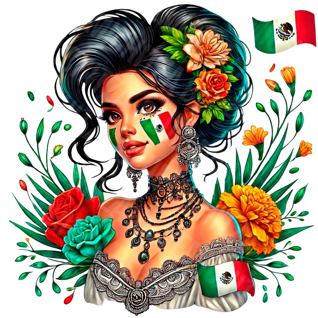 Mexican Girl Png Mexico Flag Png Mexican Girl Clipart Cinco De Mayo