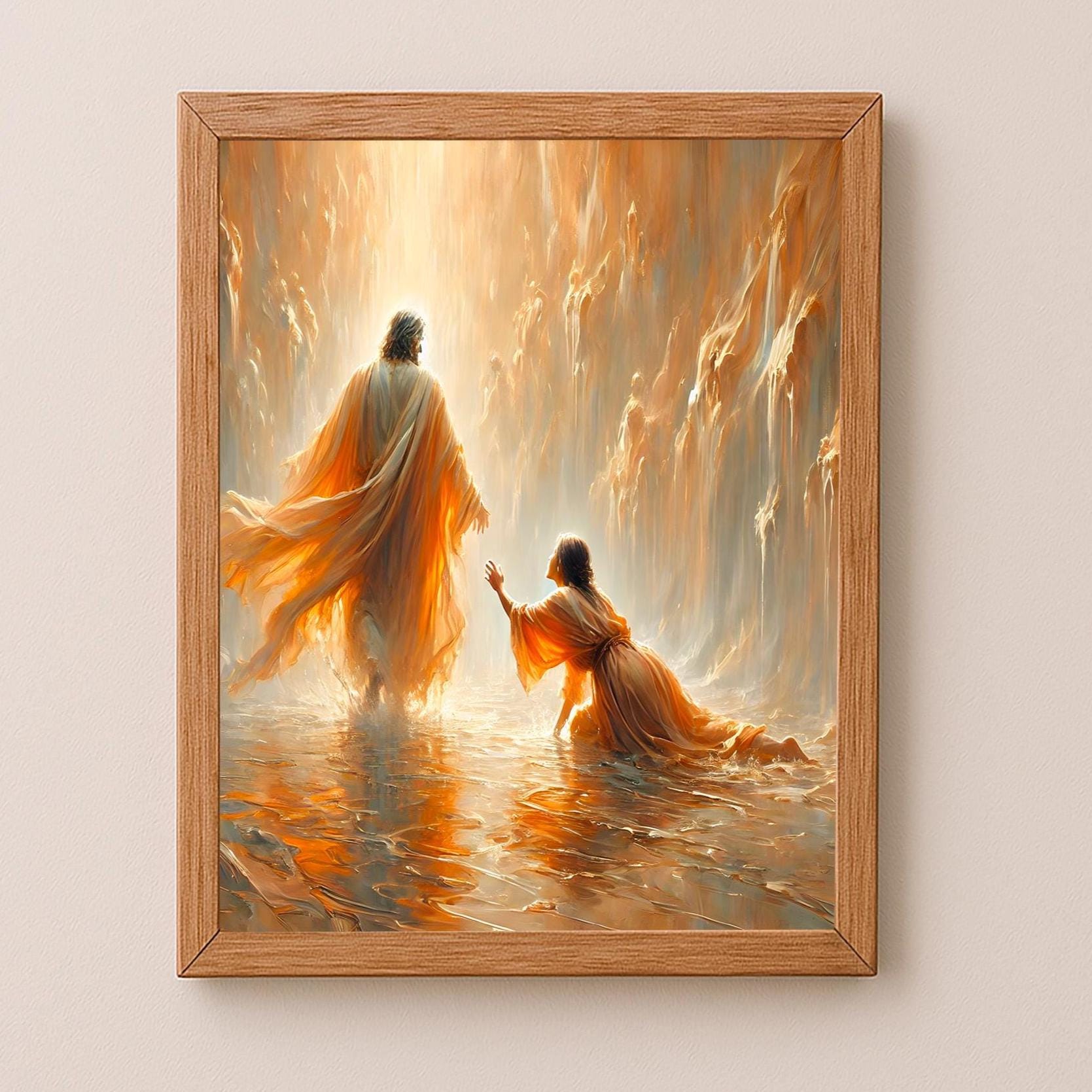 Woman Touches Jesus, the Hem of Jesus Garment Sketch Hem of Robe Wall ...