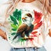 Mexican Flag Eagle PNG Mexico Clipart Sublimation Tshirt Design, Patriotic Png Mexico Eagle Clip ...