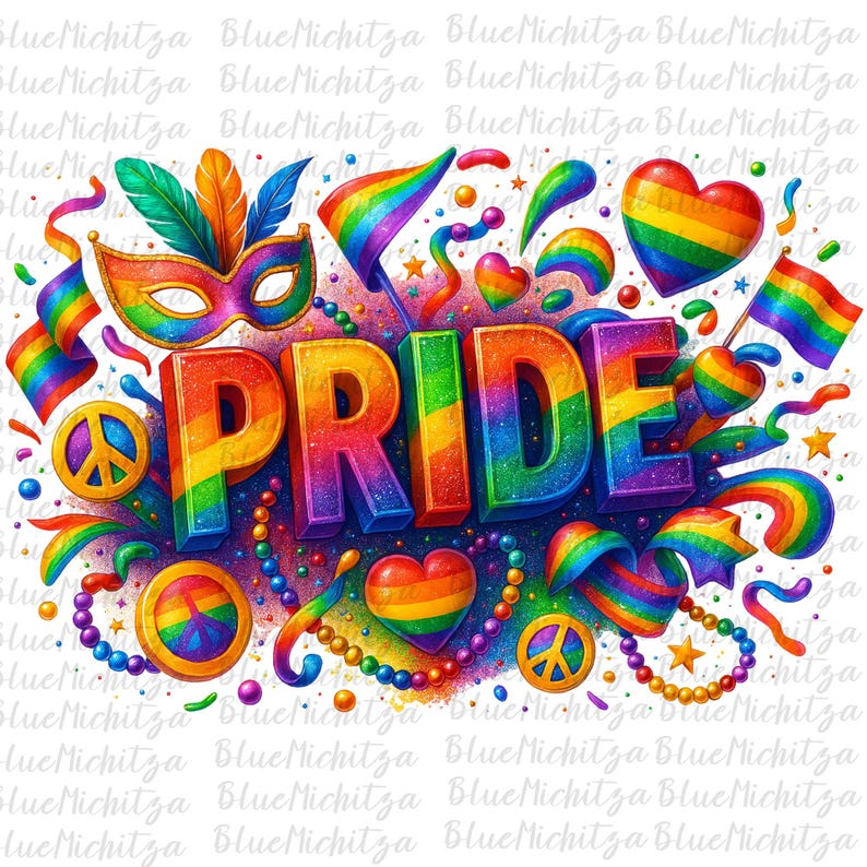 Pride PNG Rainbow Pride Shirt Sublimation Design, Lgbtq PNG, Pride ...