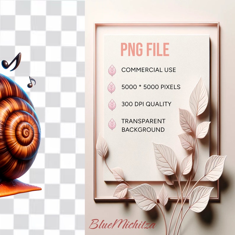 Rockin' Snail PNG for Sublimate, T-shirts, Music-themed, DTF, DTG Punk ...
