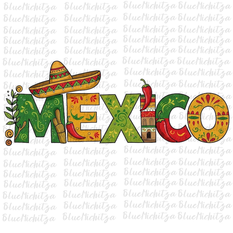 Mexikanische schriftart clipart - Etsy.de