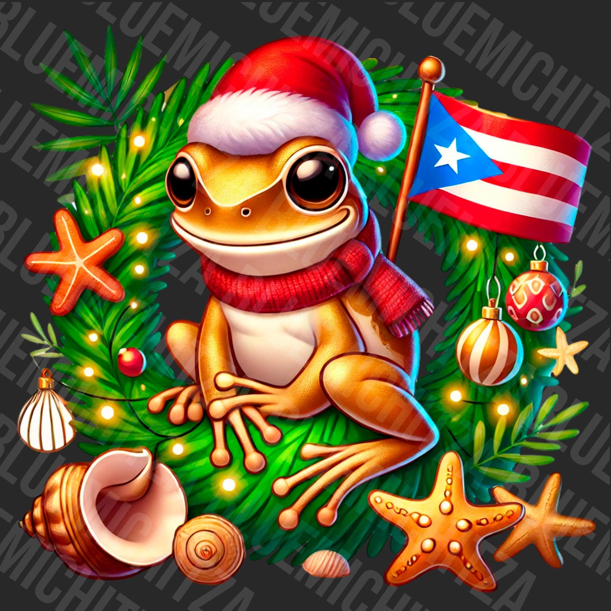 Navidad Puerto Rico PNG, Navidad Boricua PNG, PNG Navidad, Feliz ...