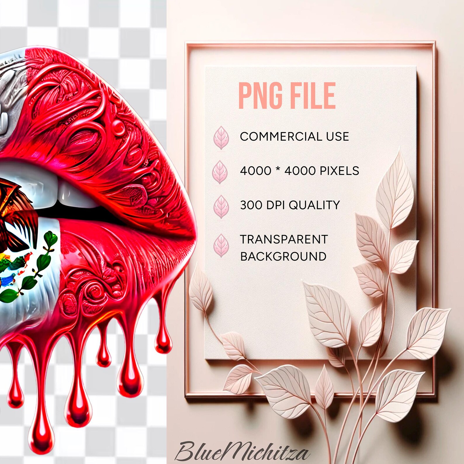 Realistic Mexican Lips Png, Viva Mexico Png, Mexican Independence Day ...