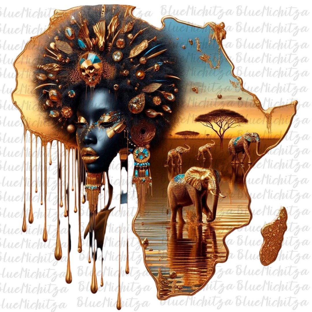 Black Woman African Map PNG Black Queen PNG, African Map Png, Black ...