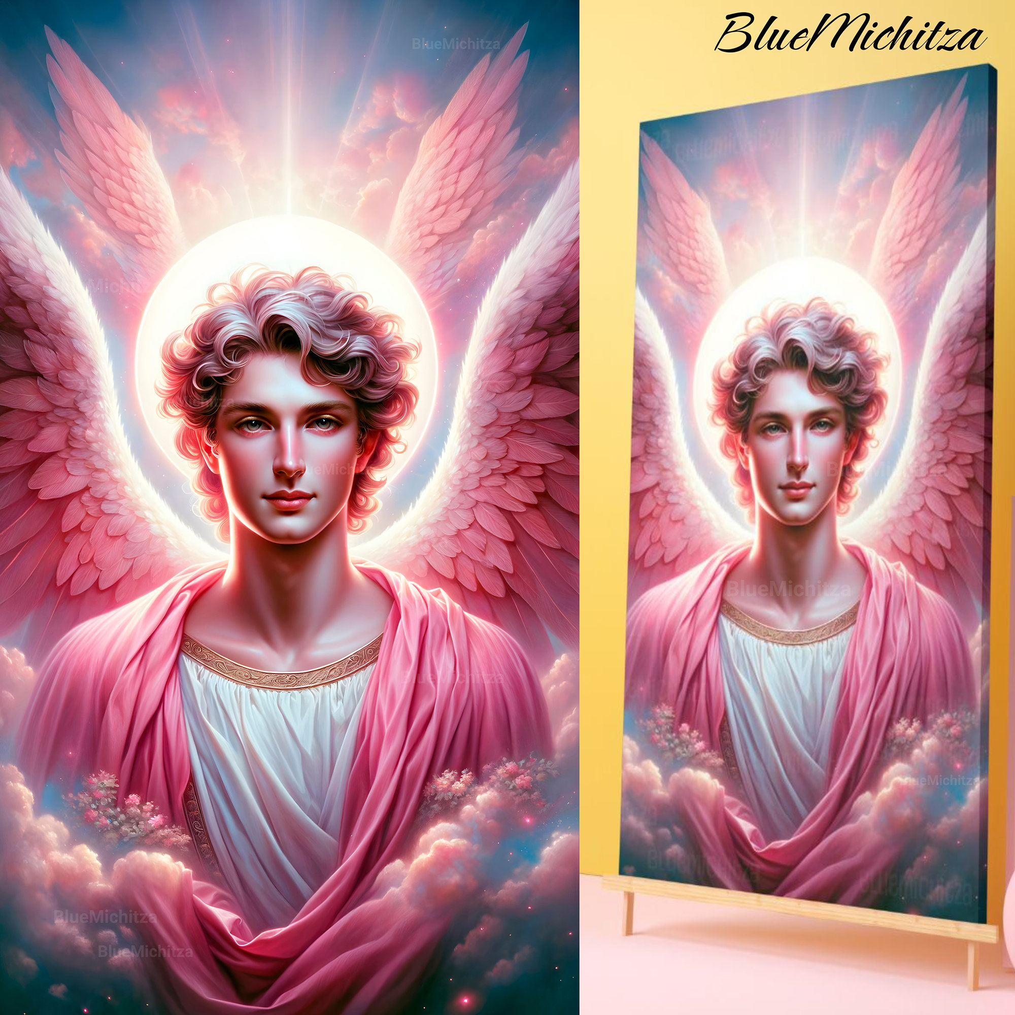 Archangel Chamuel Digital Wall Art, Instant Download, Digital File to ...