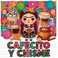 Cafecito Con Chisme PNG & SVG | Cafe Con Chisme Digital Download ...