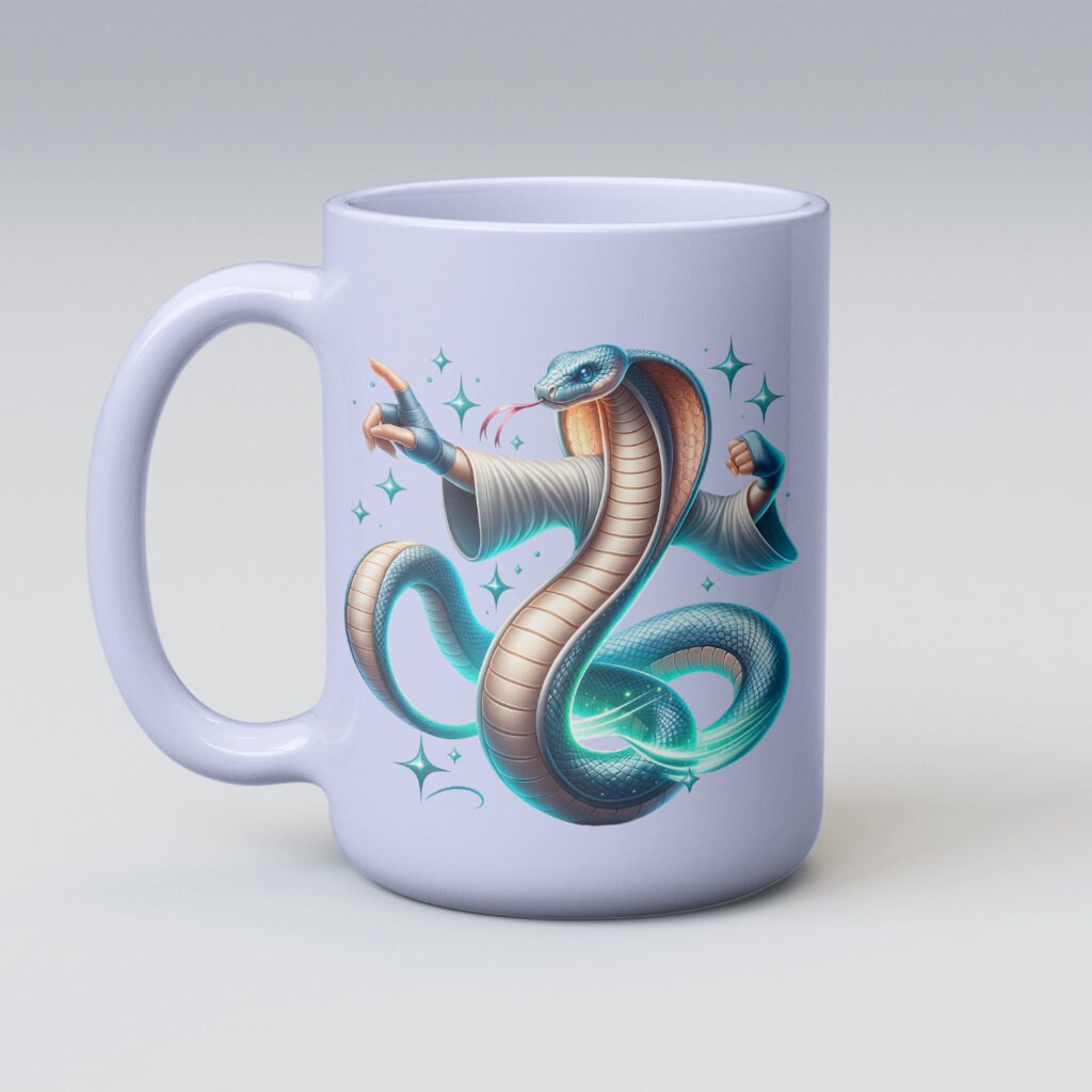 Snake, Karate Pose PNG for Sublimation, Shirts, Mugs, Cricut ...