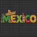 Mexico Graphic Lettering Png Mexico Style Cinco De Mayo Png Mexico ...