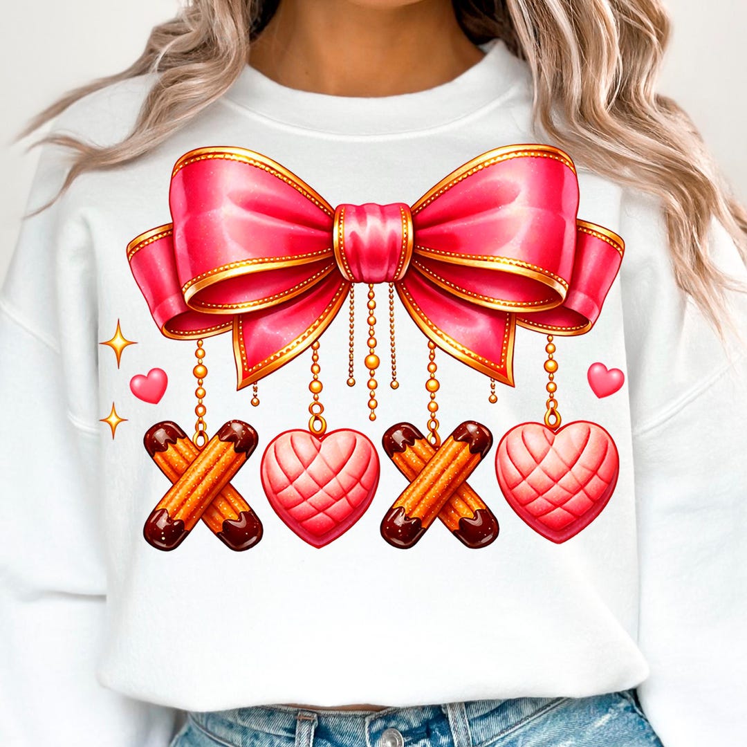 XOXO Concha PNG, Mexican Valentine Concha Design, Sweet Treat Valentine ...