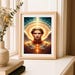 Archangel Uriel Divine Light Artwork, Angelic Wisdom Peace, Flame of ...
