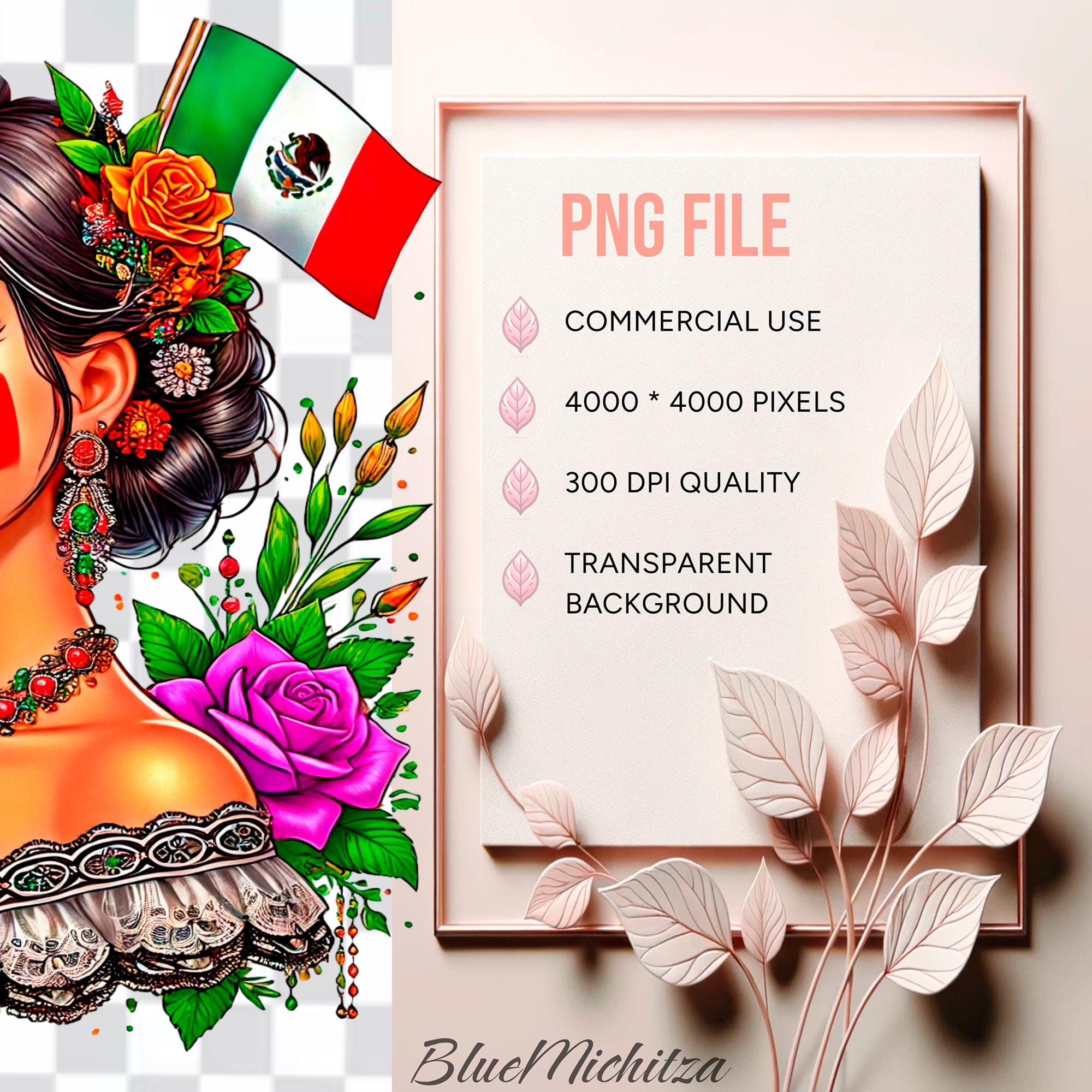 Mexican Girl PNG, Mexican Pride PNG, Mexico Flag PNG, Mexican Girl ...