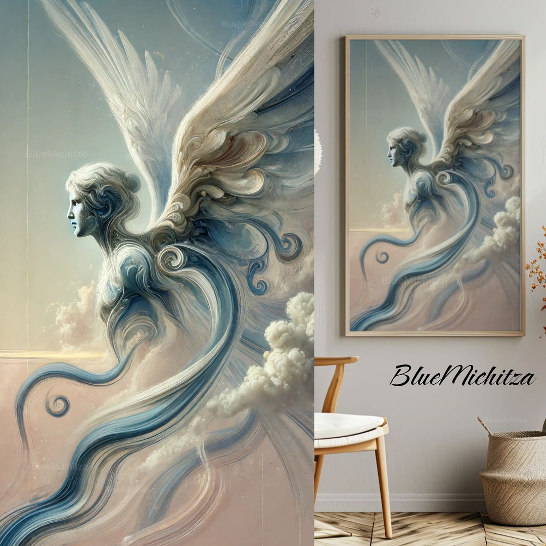 Archangel Michael Wall Art, Spiritual Wall Art: Divine Guardian Prints ...