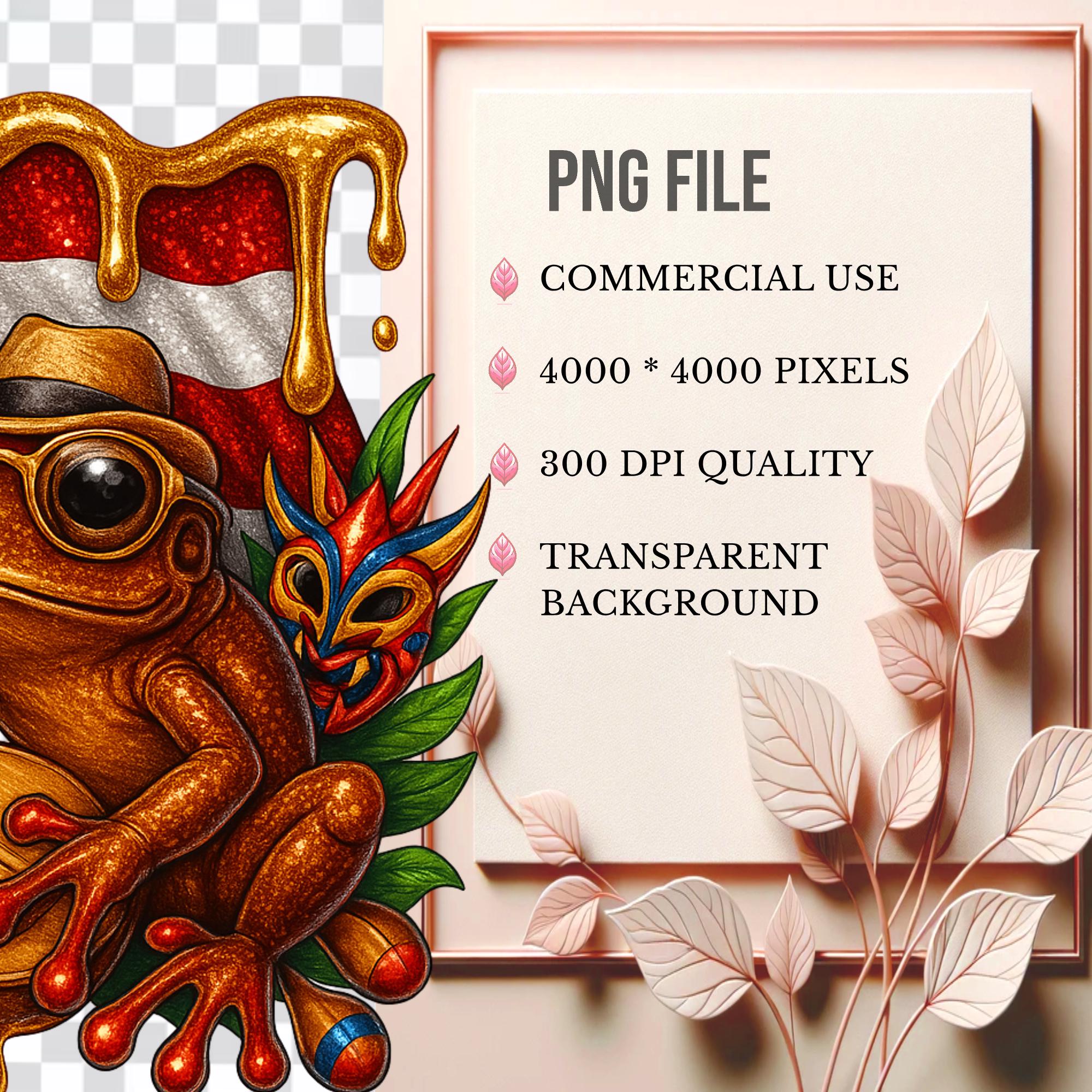 Coqui Frog Gold Glitter PNG Tree Frog Puerto Rico Frog Boricua Frog ...