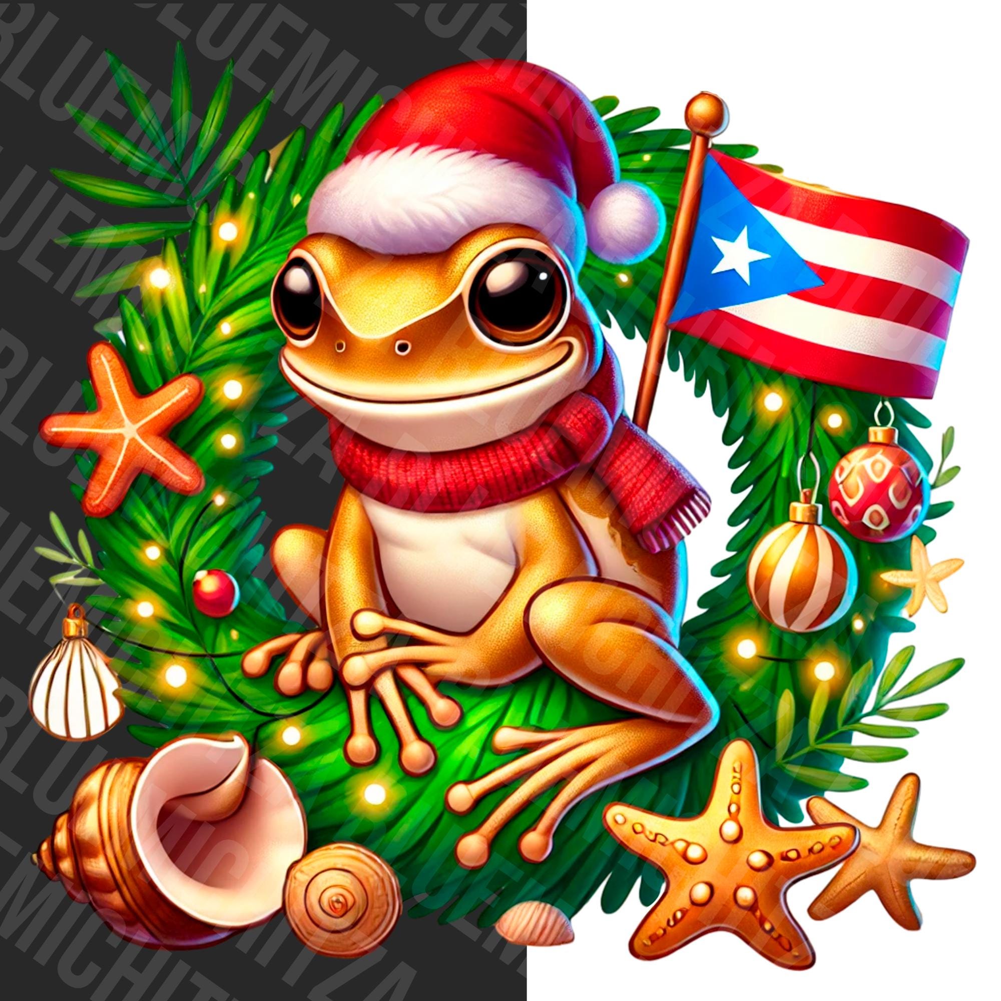 Navidad Puerto Rico PNG, Navidad Boricua PNG, PNG Navidad, Feliz ...