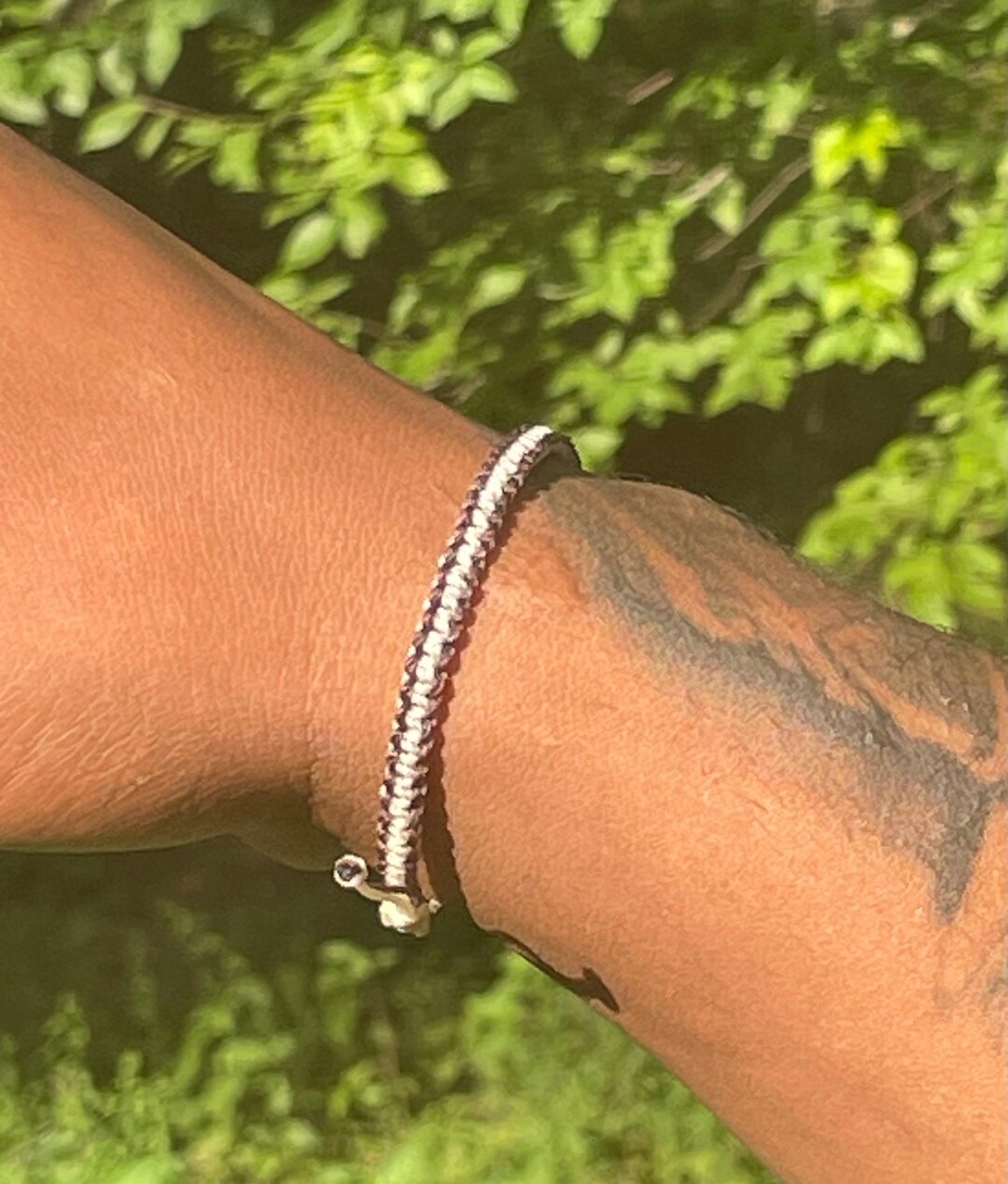 Handmade Wax Cord Friendship Bracelet: Adjustable, Personalized - Etsy