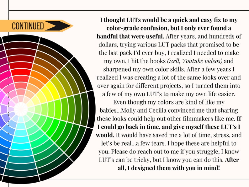 LUT Pack Color Grading Eight Cinematic Video Presets - Etsy