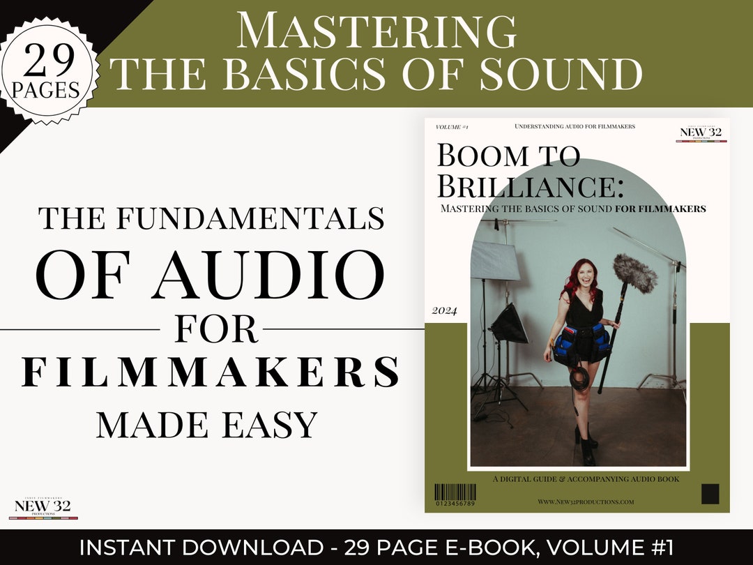 Independent Filmmaking Fundamentals of Audio Resource - Etsy