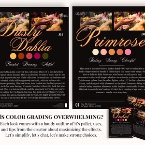 LUT Pack Color Grading Eight Cinematic Video Presets - Etsy