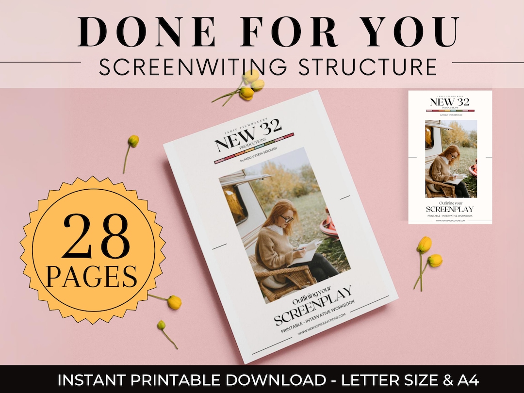 Outlining Your Screenplay Printable Screenwriting Resource - Etsy
