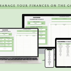 Password Tracker Google Sheets Account Password Book Account ...