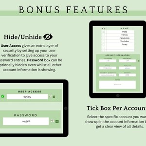 Password Tracker | Google Sheets | Account Password Book | Account ...