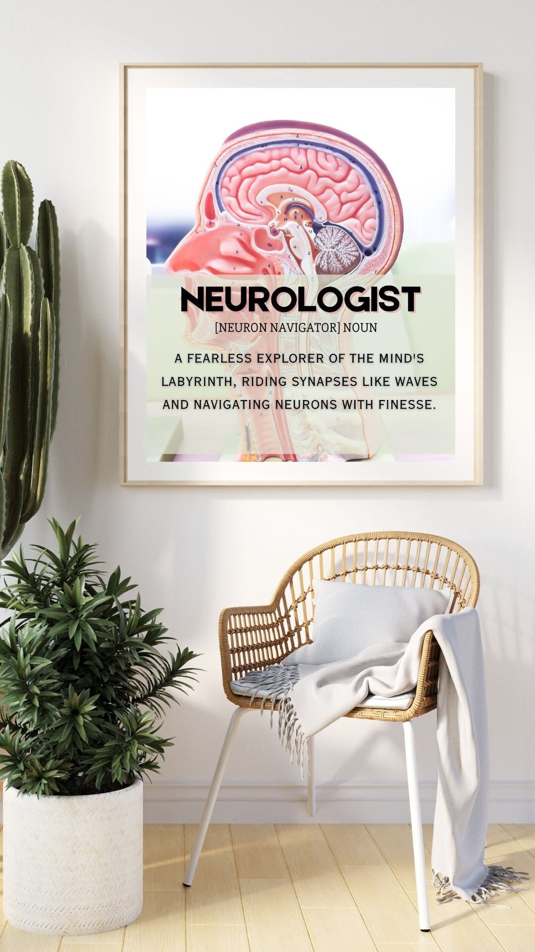 Neurologist Gift, Neurologist Definition Print, Funny Neurology Wall ...