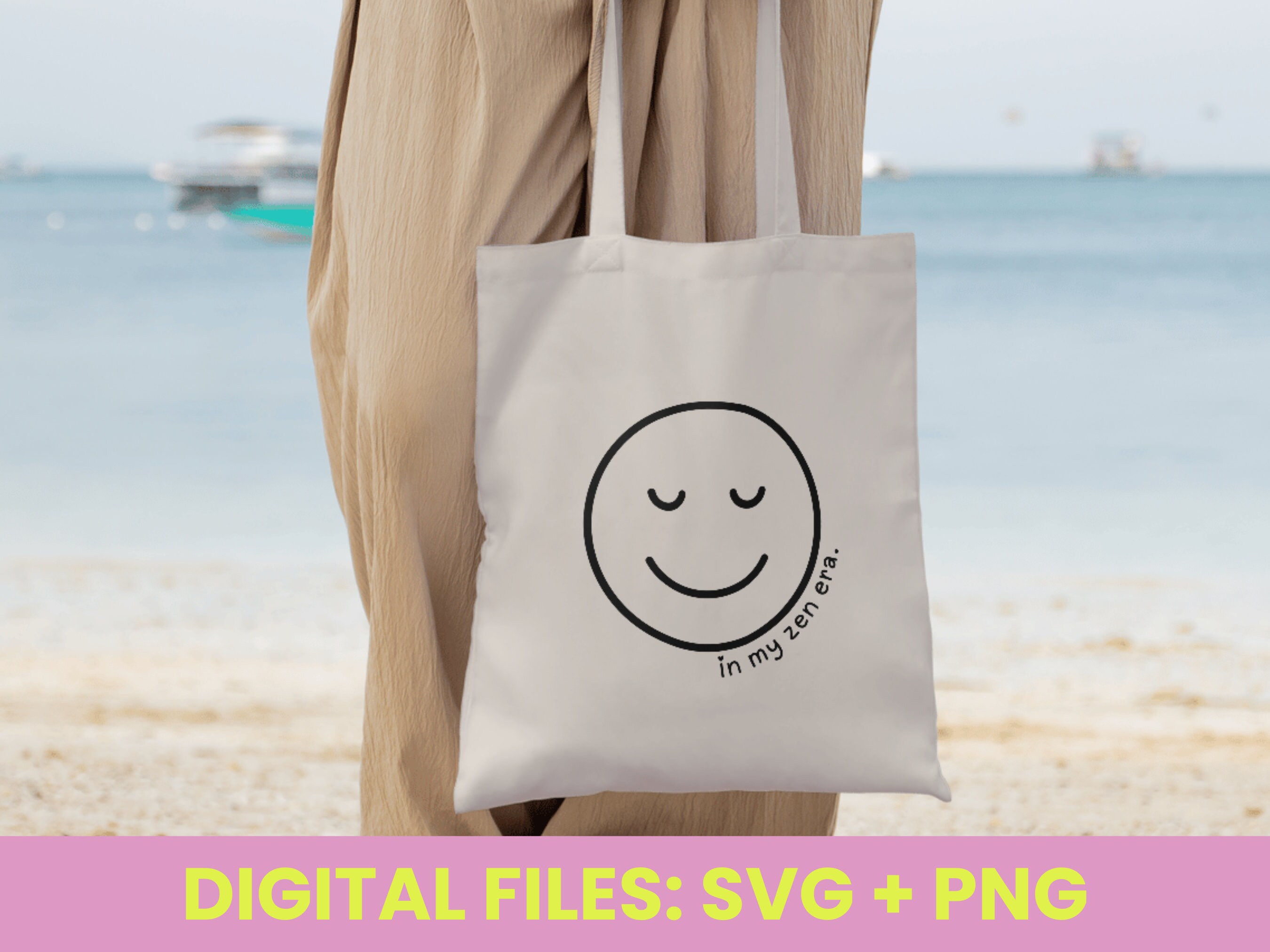 In My Zen Era SVG & PNG Digital Download, Smiley Face Design, Yoga ...