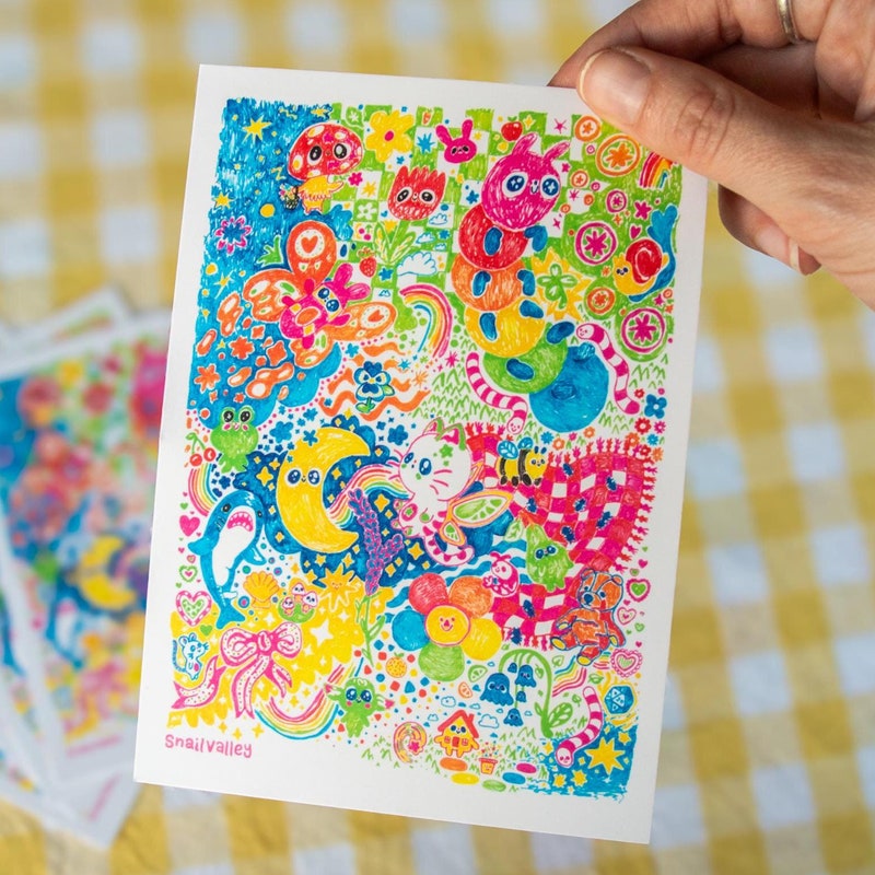 A5 Kawaii Art - Etsy UK