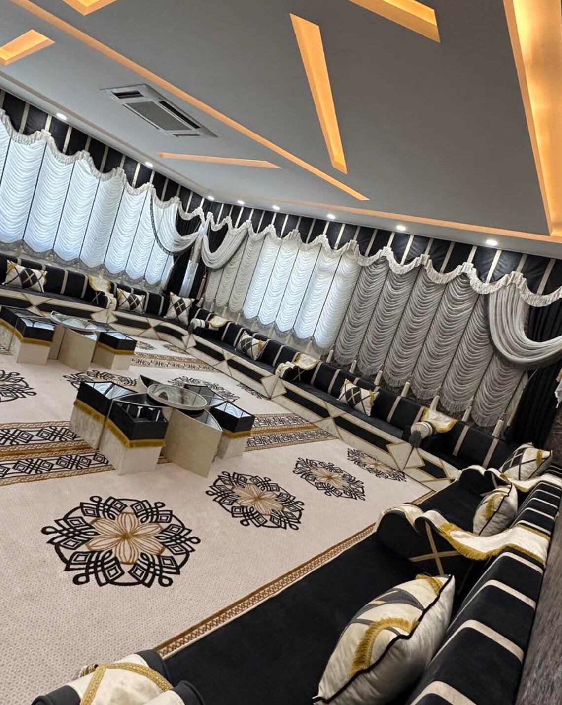 Custom Size Arabic Floor Sofa, Arabian Sofa, Moroccan Sofa Set, Arabic ...