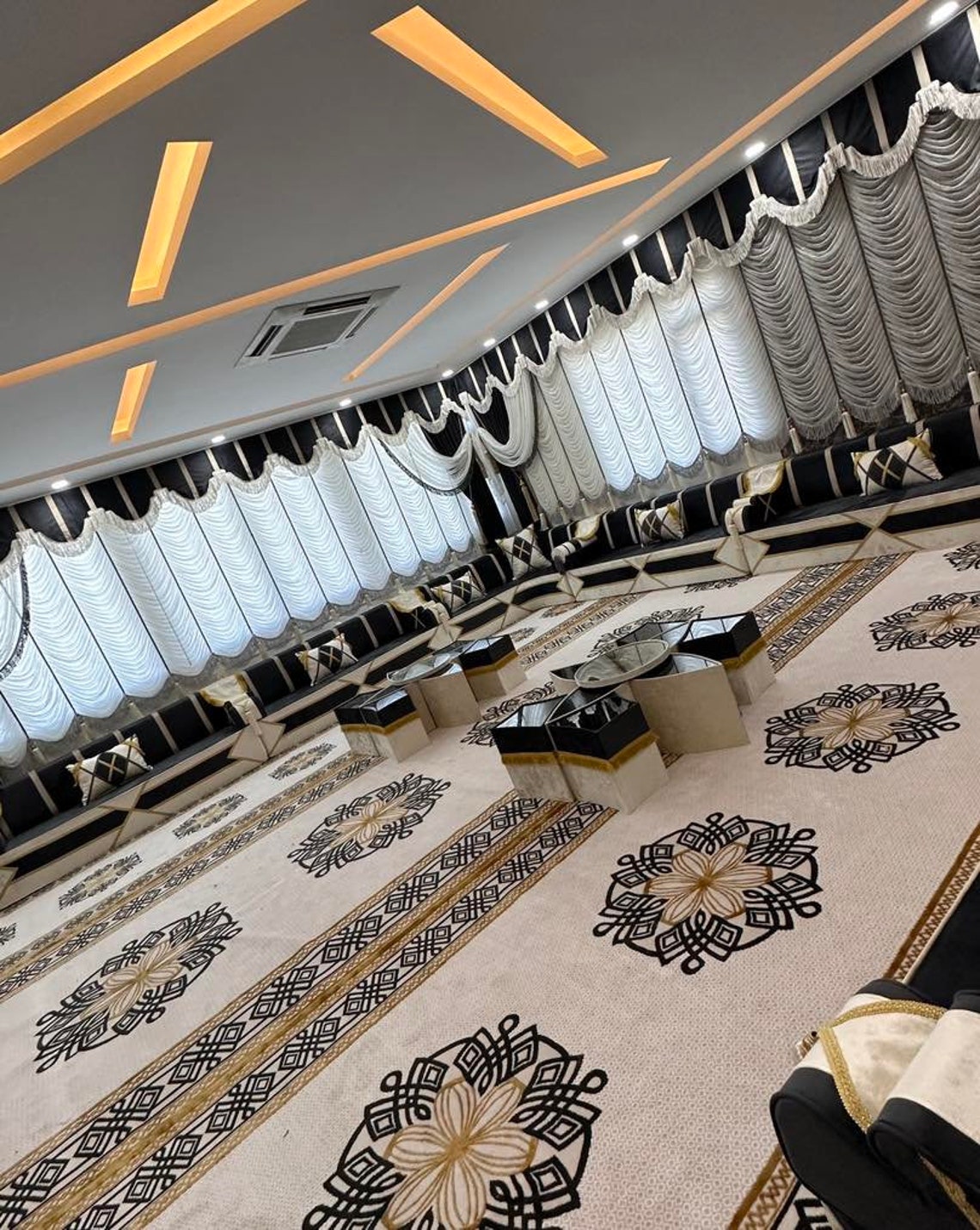 Custom Size Arabic Floor Sofa, Arabian Sofa, Moroccan Sofa Set, Arabic ...