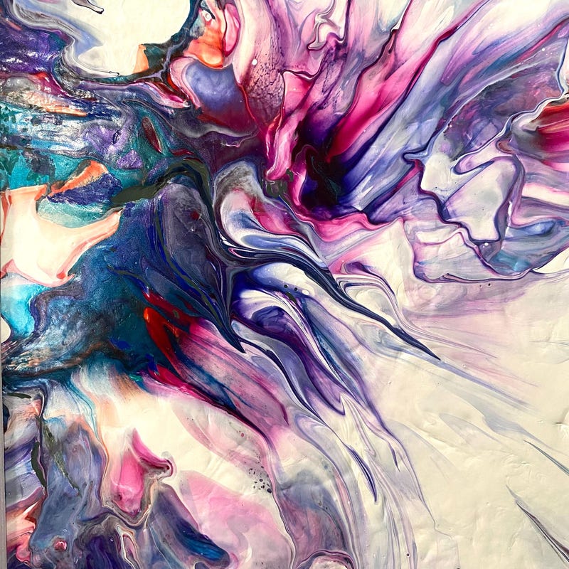 Acrylic Pour Art - Etsy