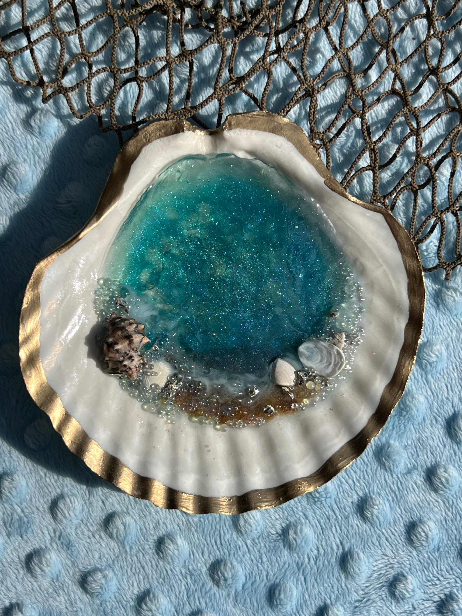 Sea Shell Trinket Tray - Etsy