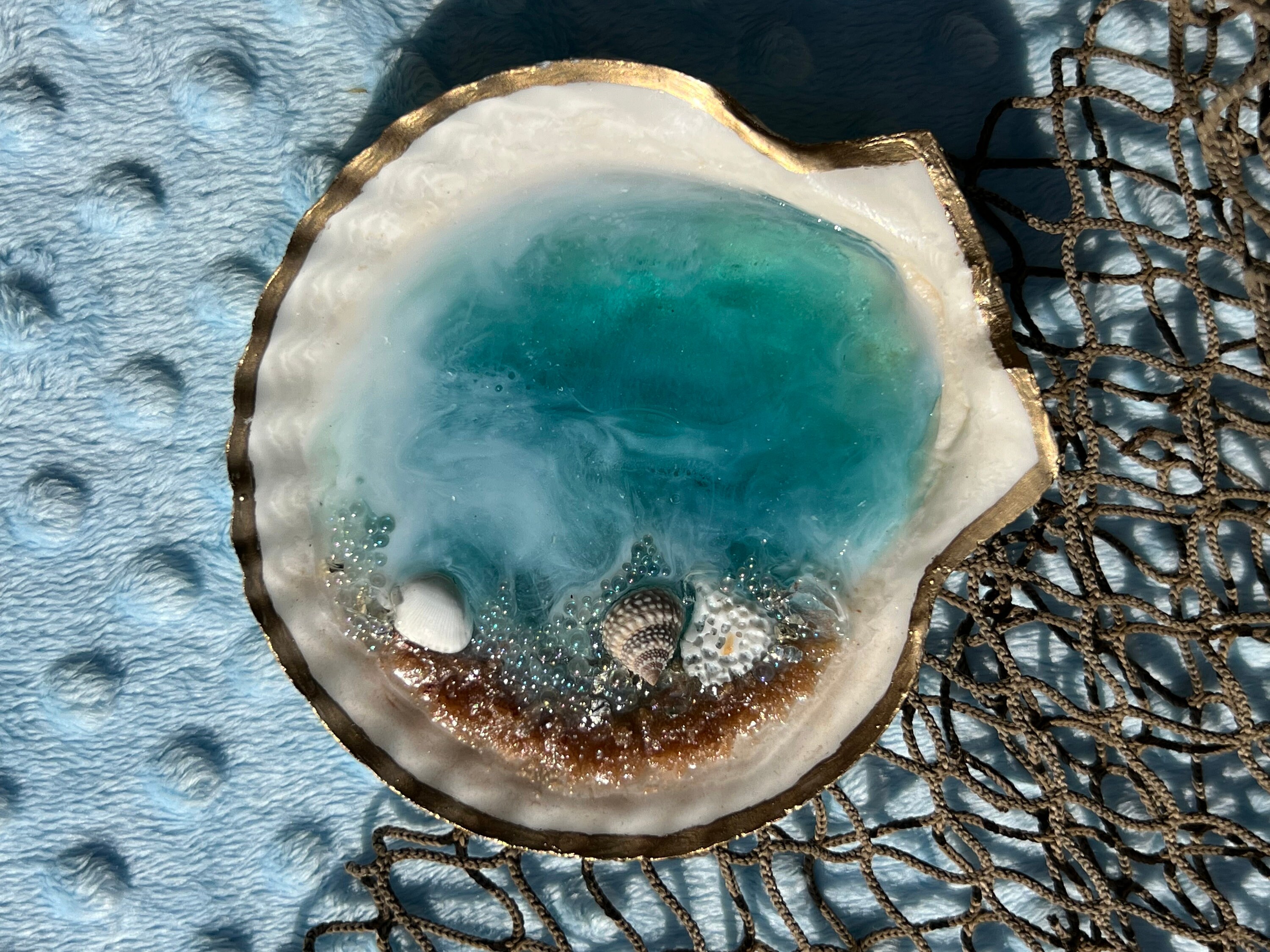 Sea Shell Trinket Tray - Etsy