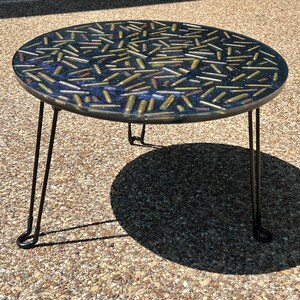20" Round Brass Casings Table - Etsy