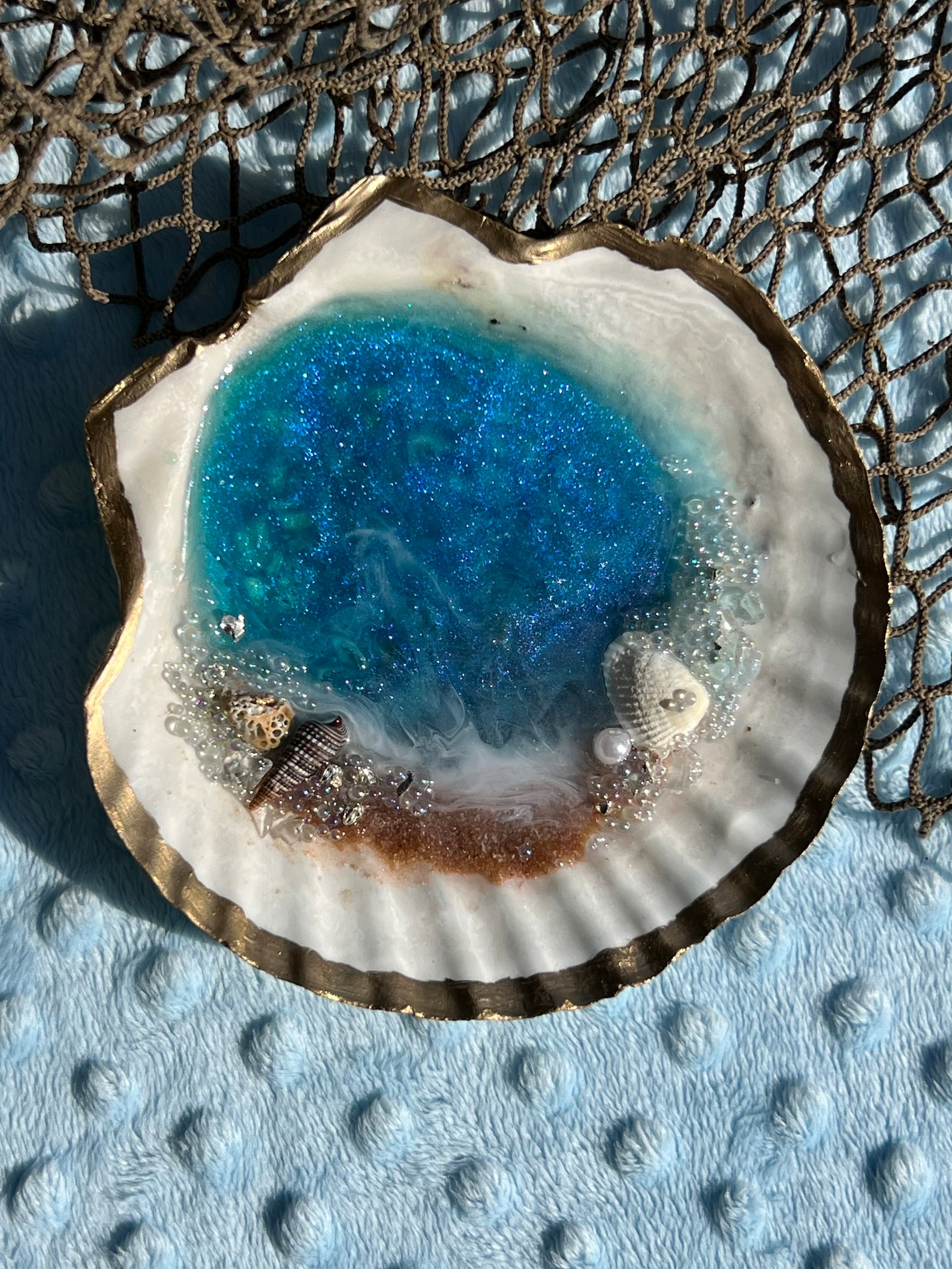 Sea Shell Trinket Tray - Etsy