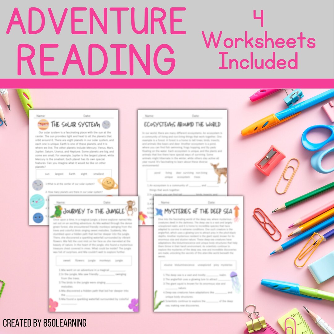 1st Grade Ultimate Reading Adventures Bundle: Explore the Solar System ...
