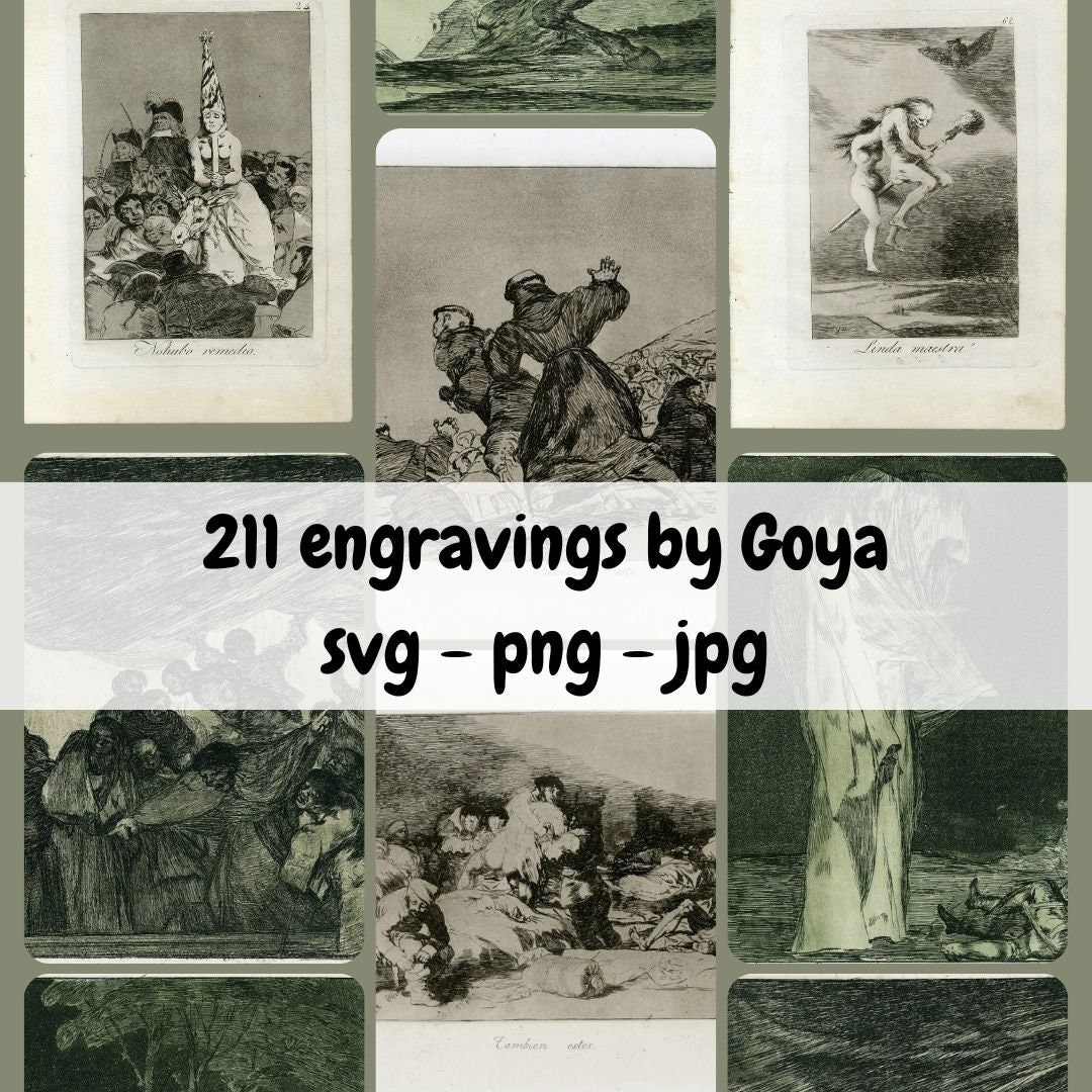 211 Obras De Francisco De Goya, Formatos PNG SVG JPG, Descarga ...