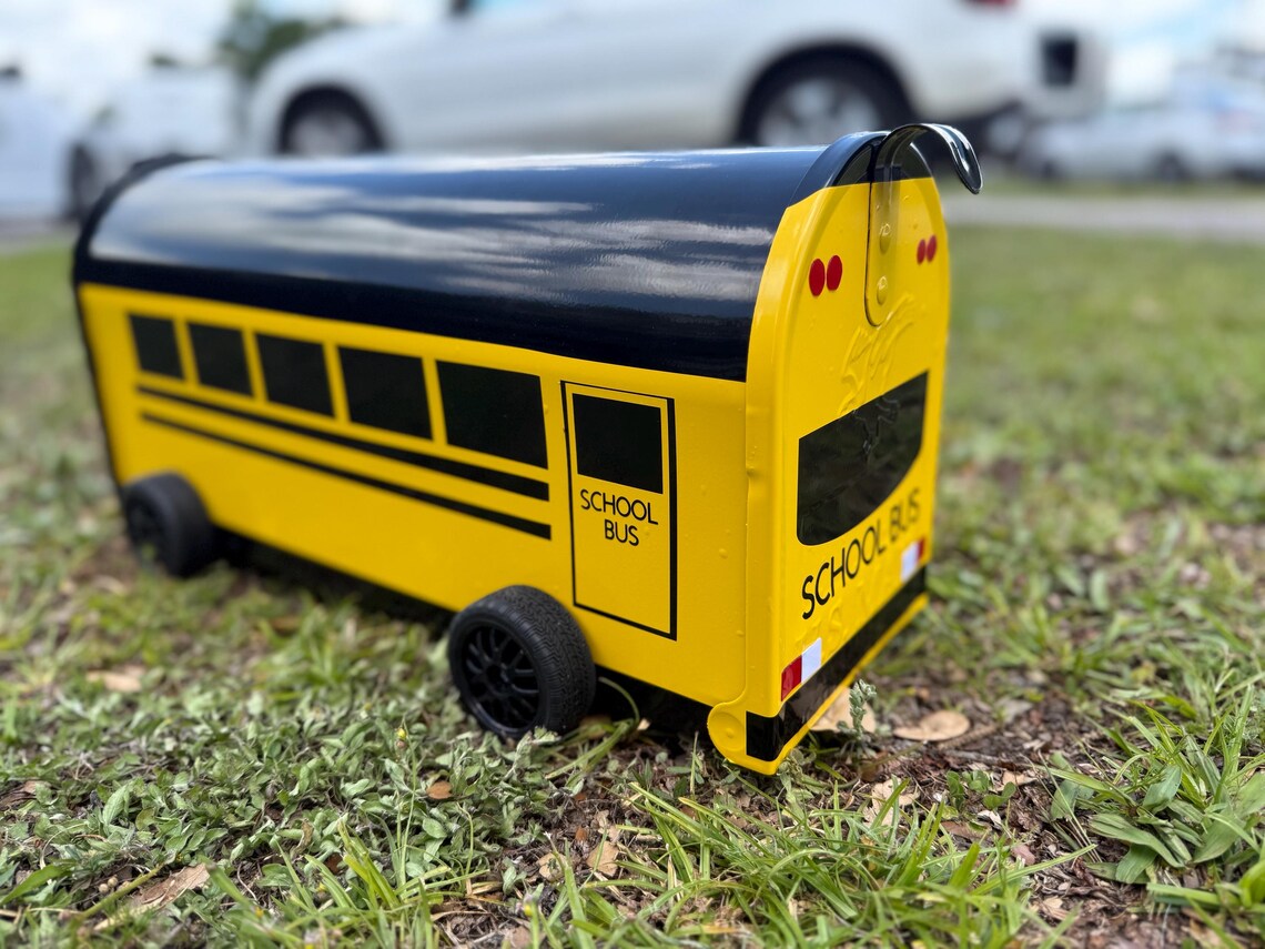 School Bus Mailbox - Etsy