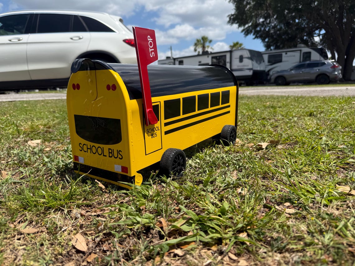 School Bus Mailbox - Etsy