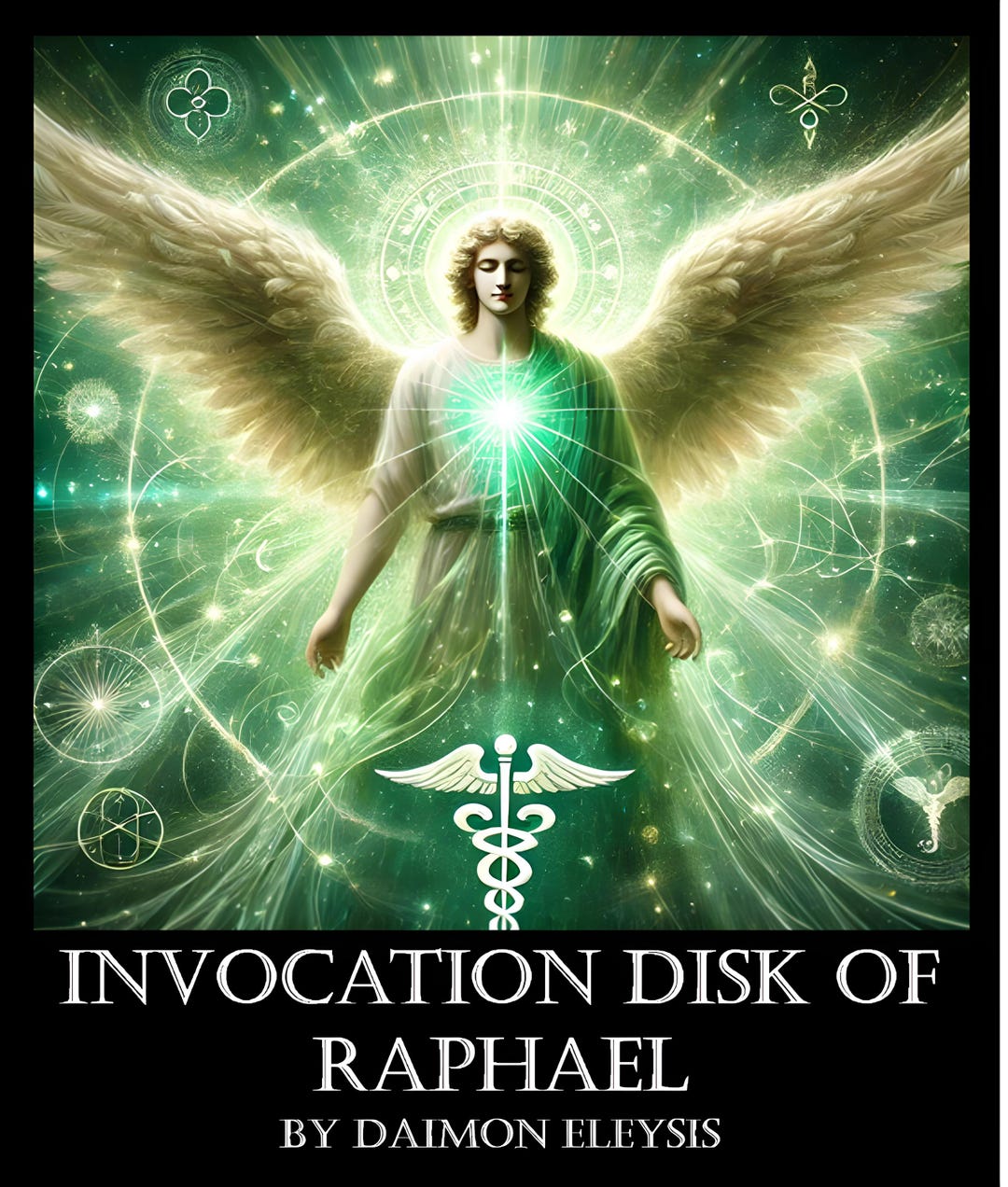 Archangel Raphael Invocation Disk – Sacred Healing Sigil for Spiritual ...