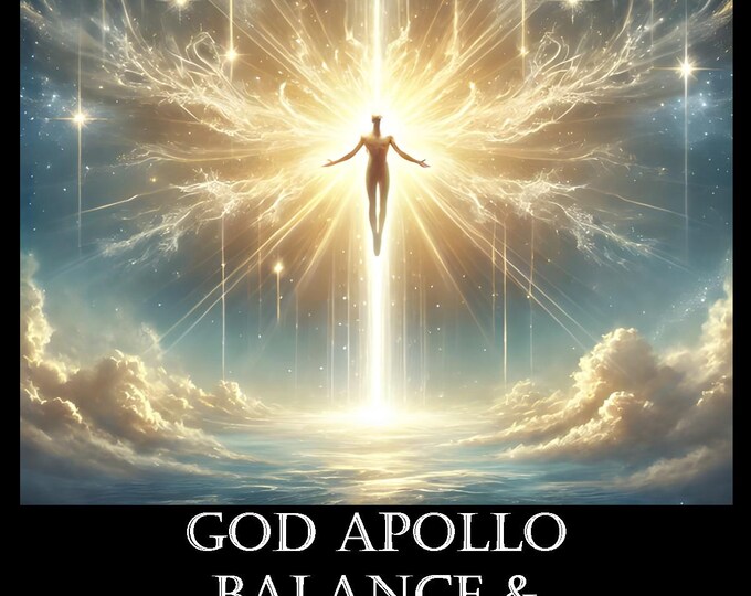 God Apollo Attunement Ritual Tool | Sacred Sigil for Balance ...