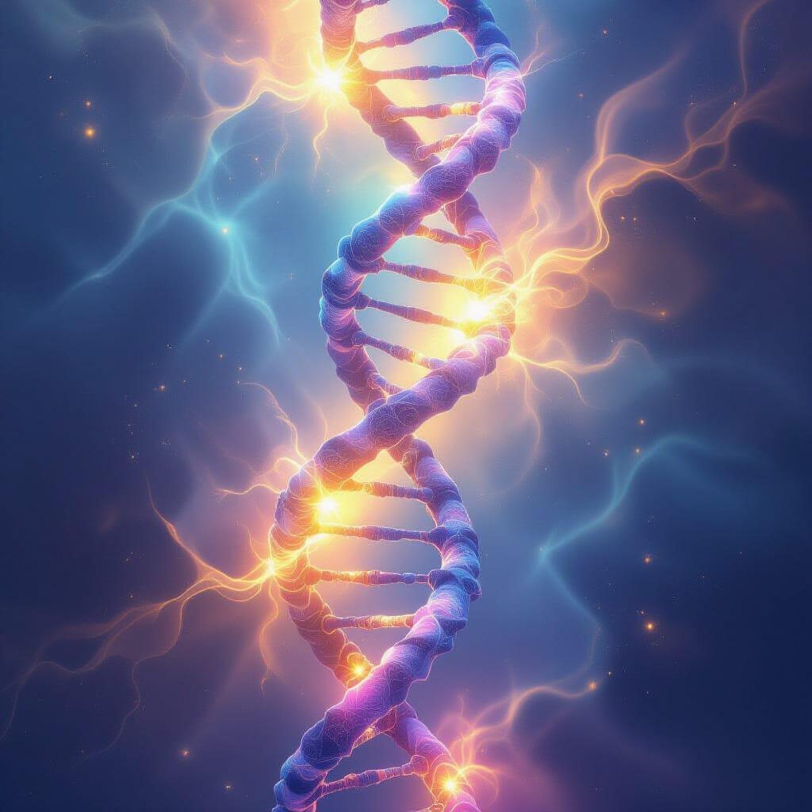 First Stage DNA Helix Activation – Two Strand Awakening, Dormant ...