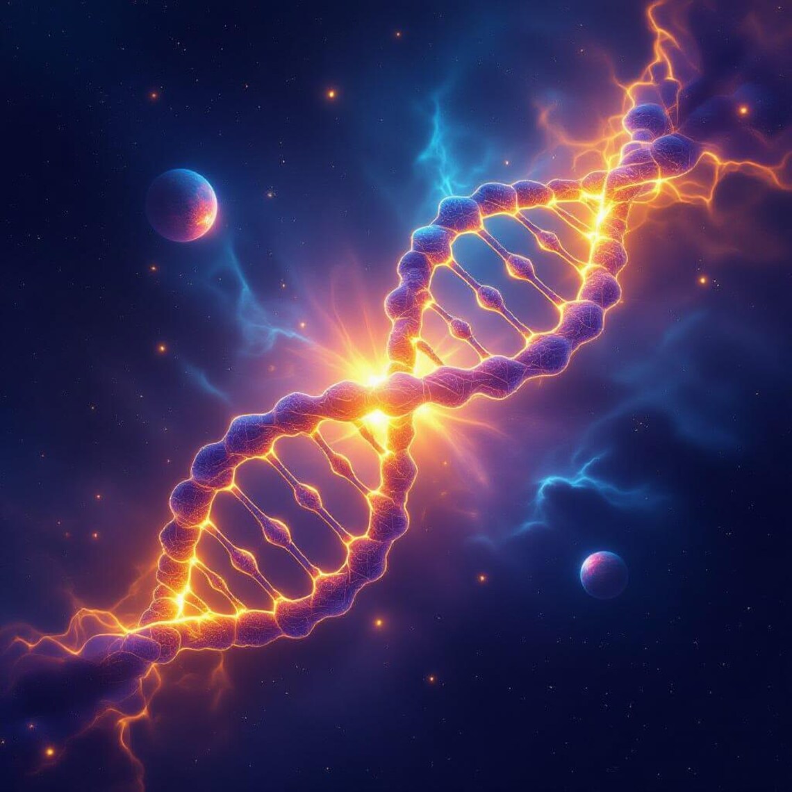 First Stage DNA Helix Activation – Two Strand Awakening, Dormant ...