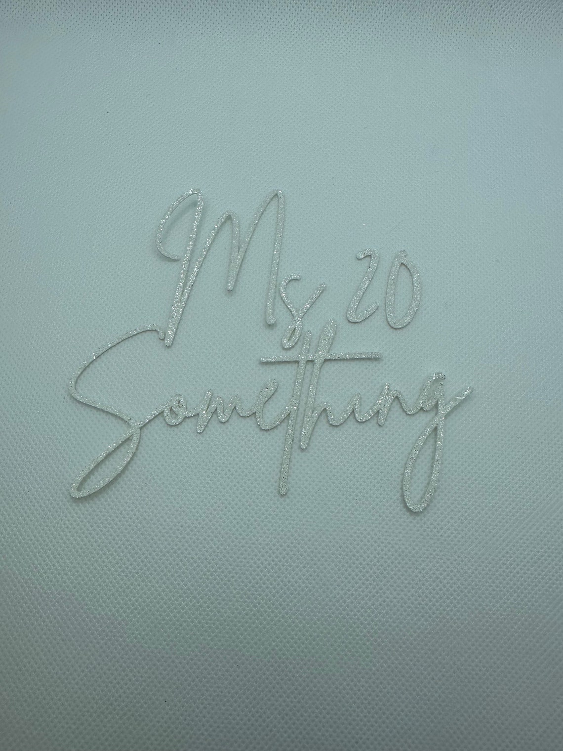 Ms 20 Something Cake Charm, Personalised Cake Name Charm, Custom ...